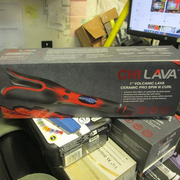 CHILAVA | Hair | Chi Lava Spin N Curl Professional Curling Iron ...